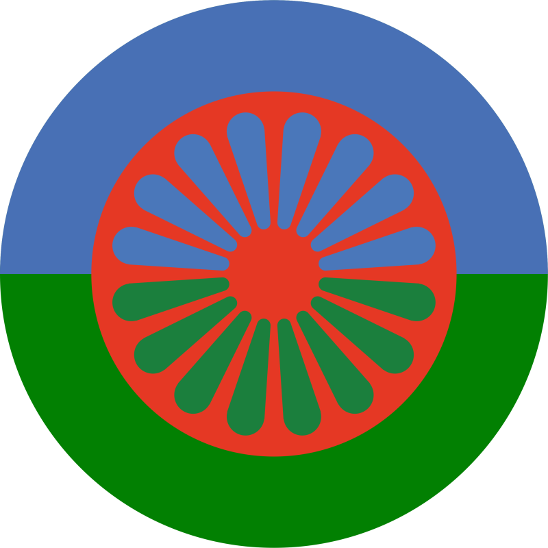 RESINA BANDERA PUEBLO GITANO - 45MM